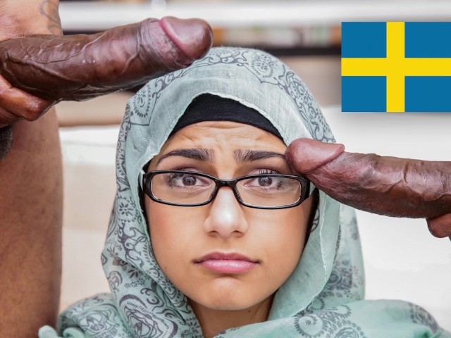 Mia Khalifa Interracial Sex Med Ledsen Arabisk Flicka Och Vï¿½lutrustade Afroamerikanska